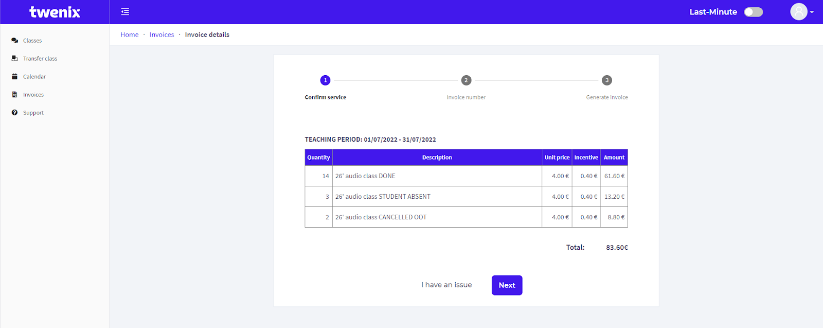 Wise payment process. – Tweacher Support