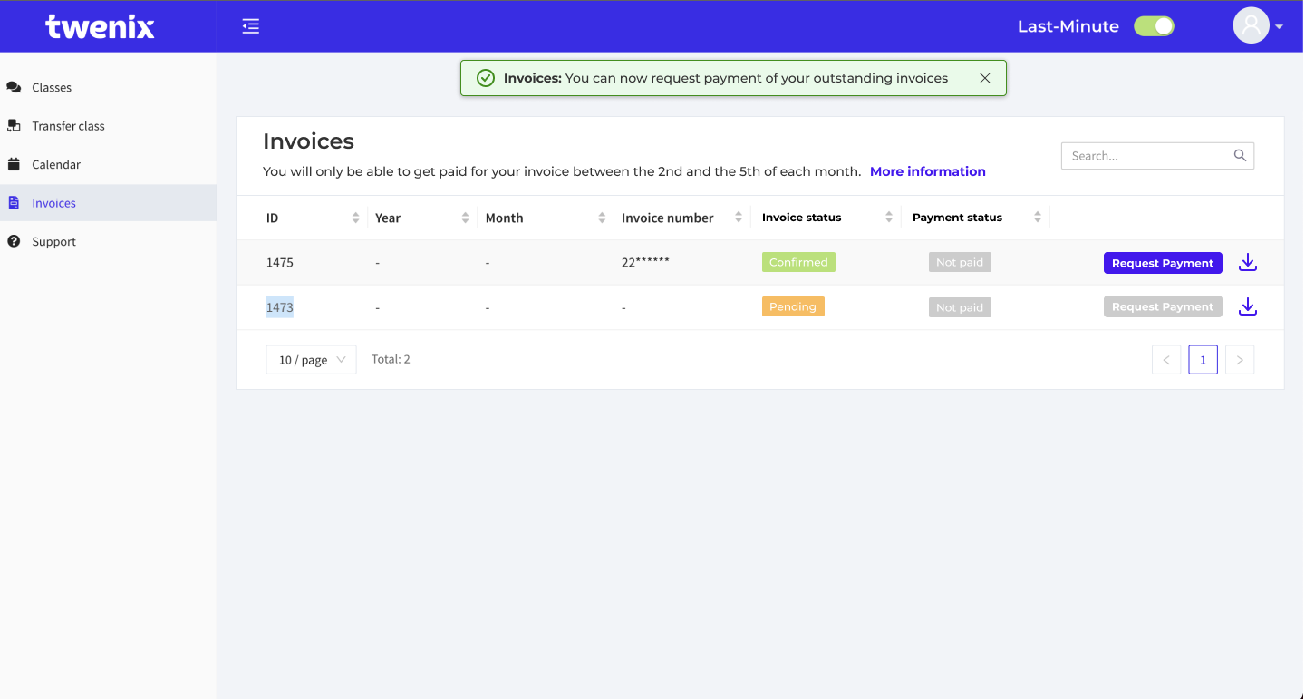 Wise payment process. – Tweacher Support