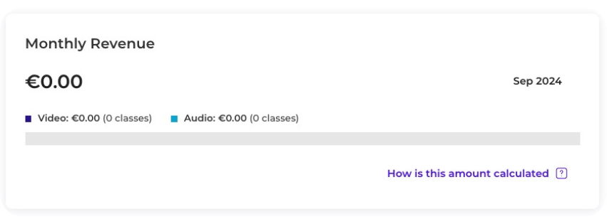Navigating the Monthly Revenue section in your dashboard – Tweacher Support