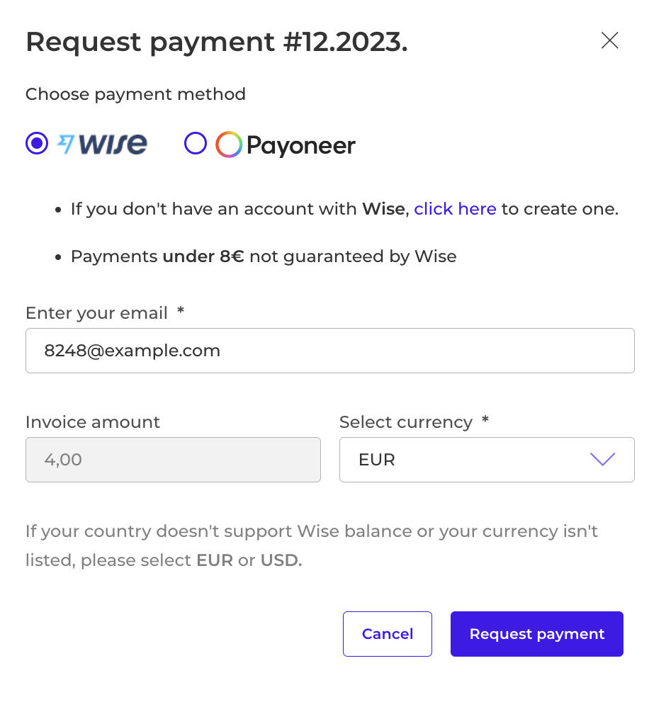 Checklist: Before Requesting Your Twenix Payment – Tweacher Support